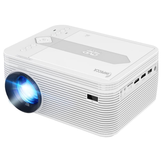 Impecca LED Home Theater Projector with Built-in DVD Player, Bluetooth ...