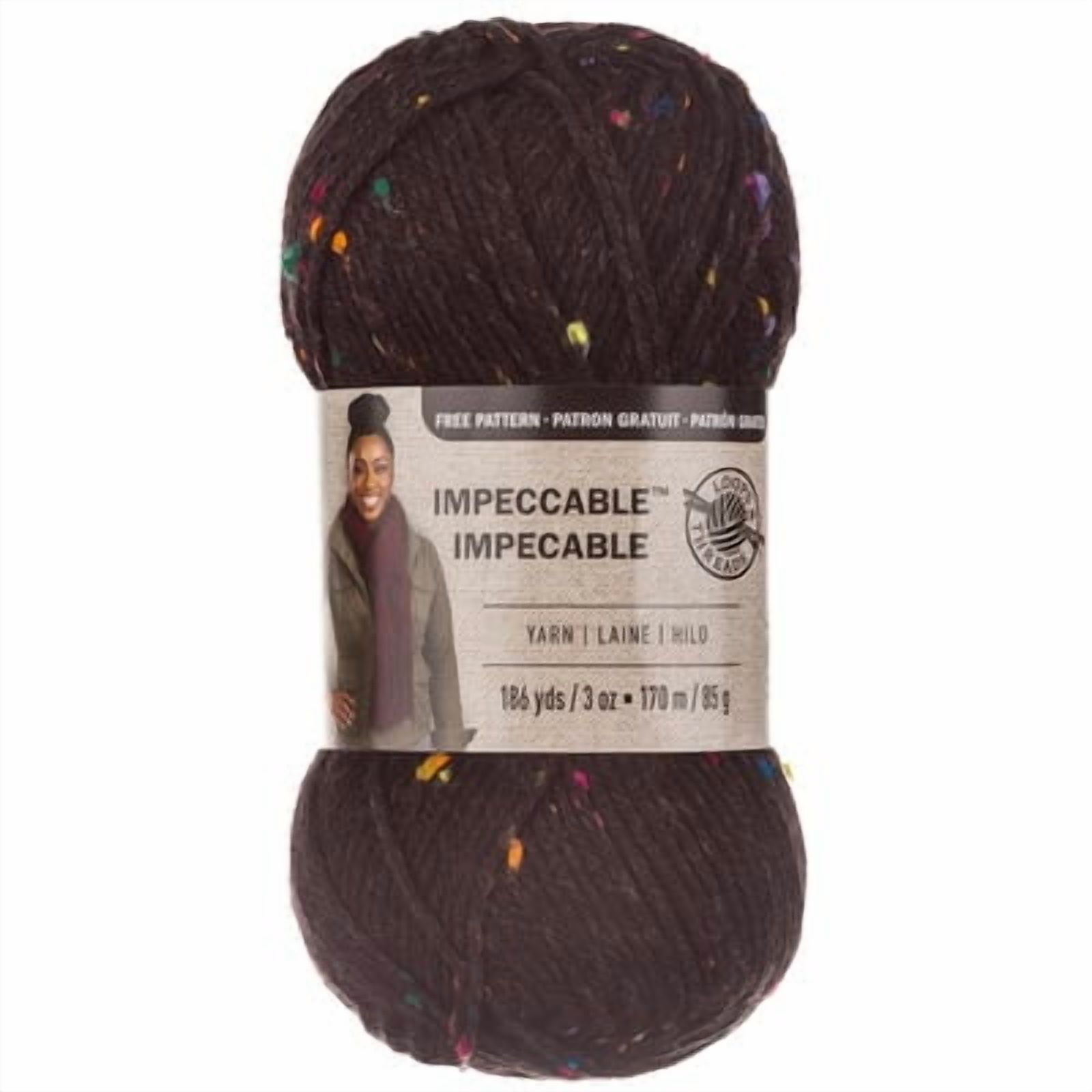 Impeccable Tweed Yarn by Loops & Threads - Fleck Yarn for Knitting ...
