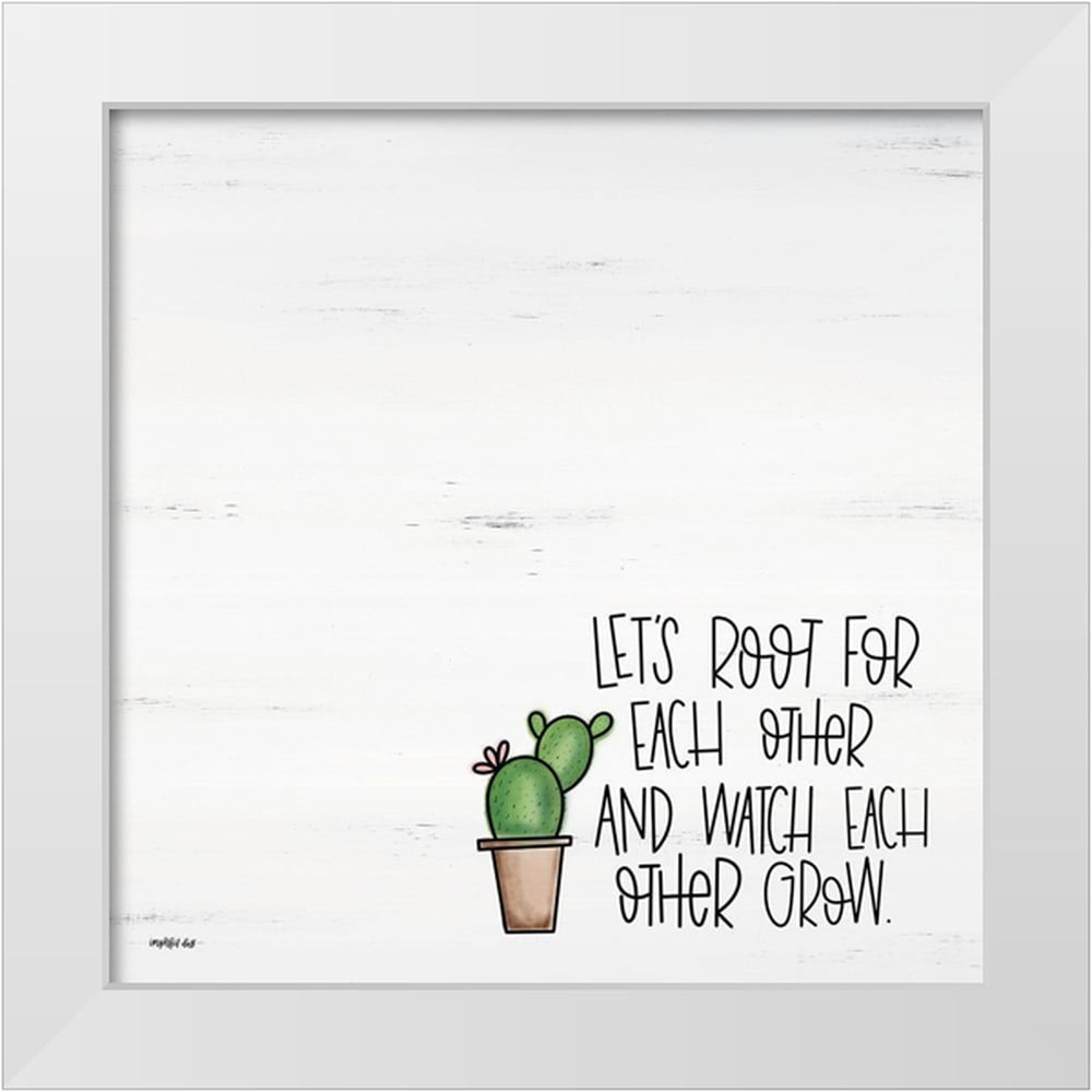 Imperfect Dust 12x12 White Modern Wood Framed Museum Art Print Titled ...