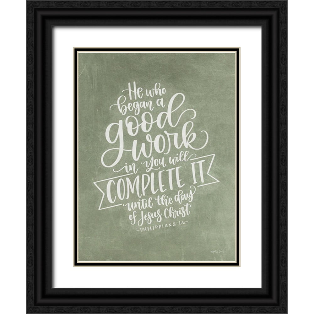 Imperfect Dust 12x14 Black Ornate Wood Framed with Double Matting ...