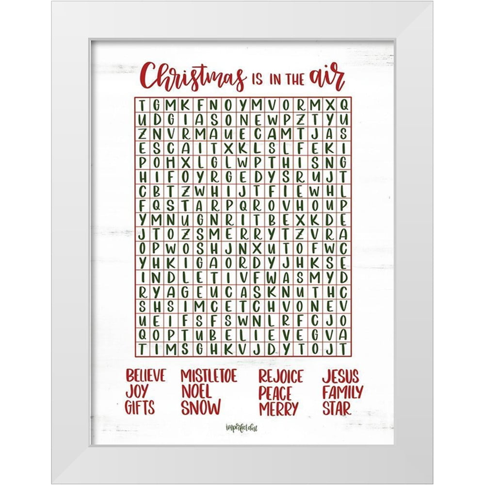 Imperfect Dust 12x14 White Modern Wood Framed Museum Art Print Titled ...