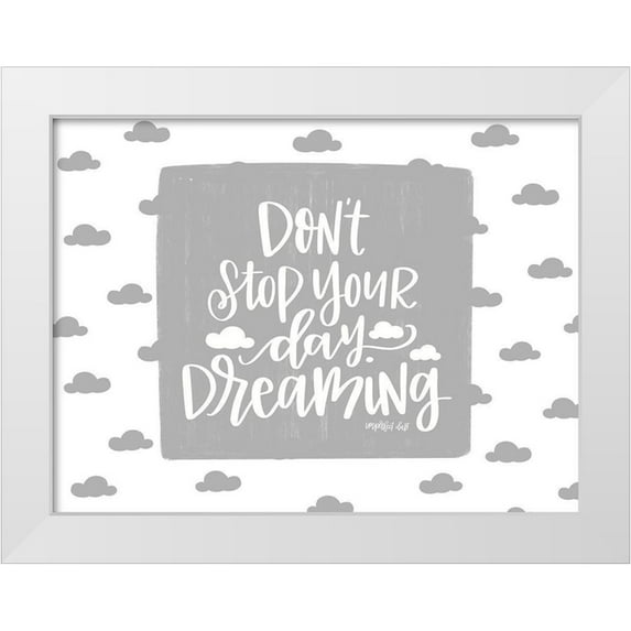 Imperfect Dust 14x12 White Modern Wood Framed Museum Art Print Titled ...