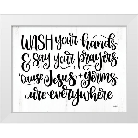 Imperfect Dust 14x12 White Modern Wood Framed Museum Art Print Titled ...