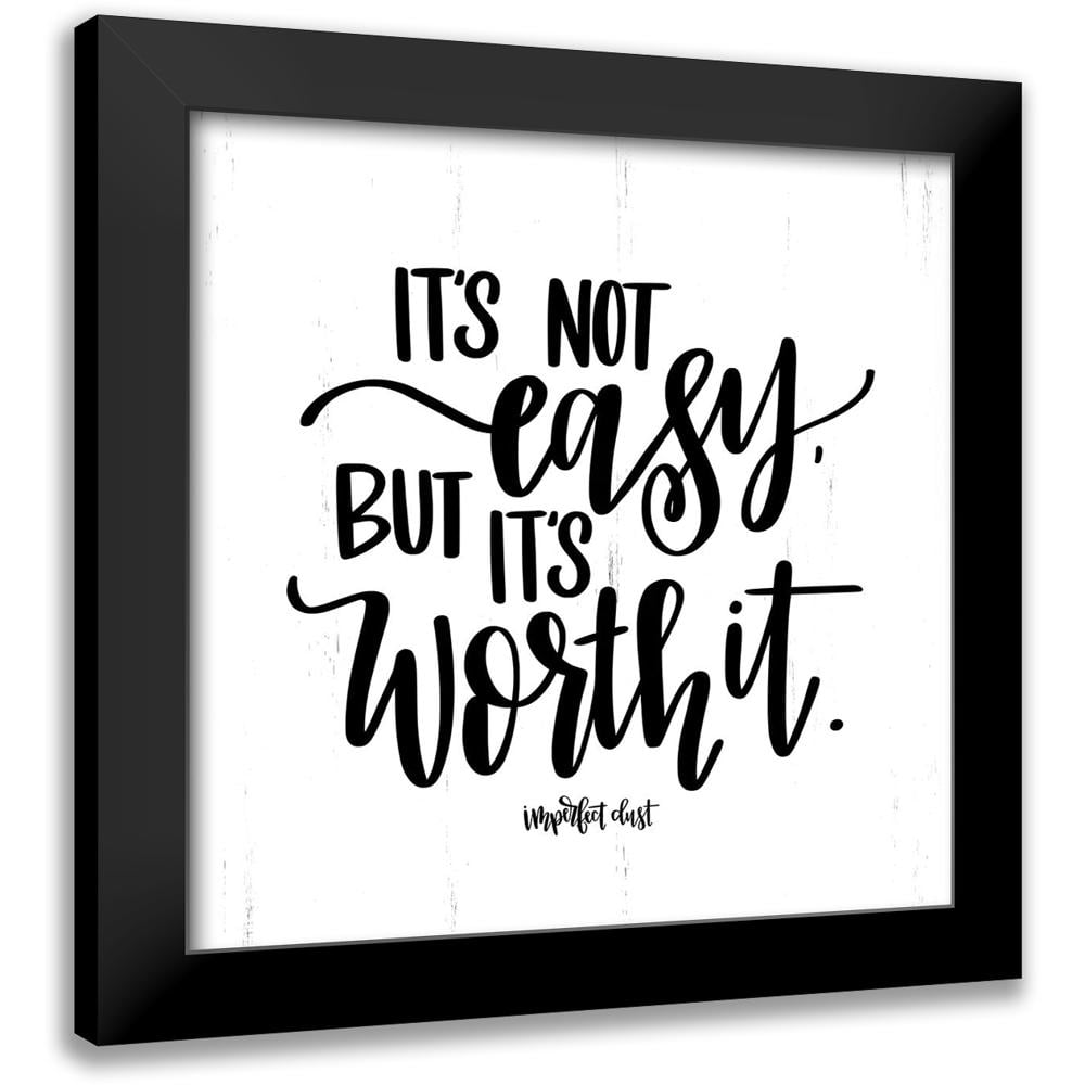 Imperfect Dust 20x20 Black Modern Framed Museum Art Print Titled - Its ...