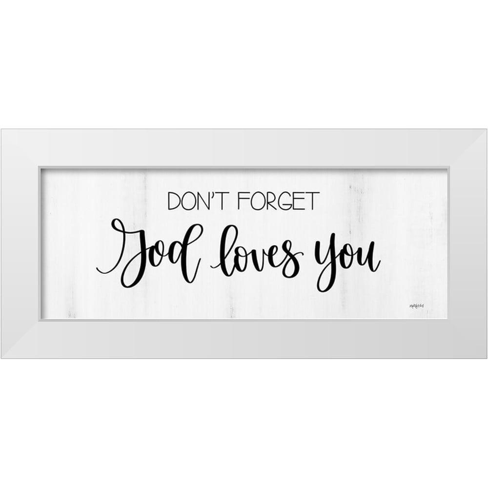 Imperfect Dust 24x11 White Modern Wood Framed Museum Art Print Titled ...