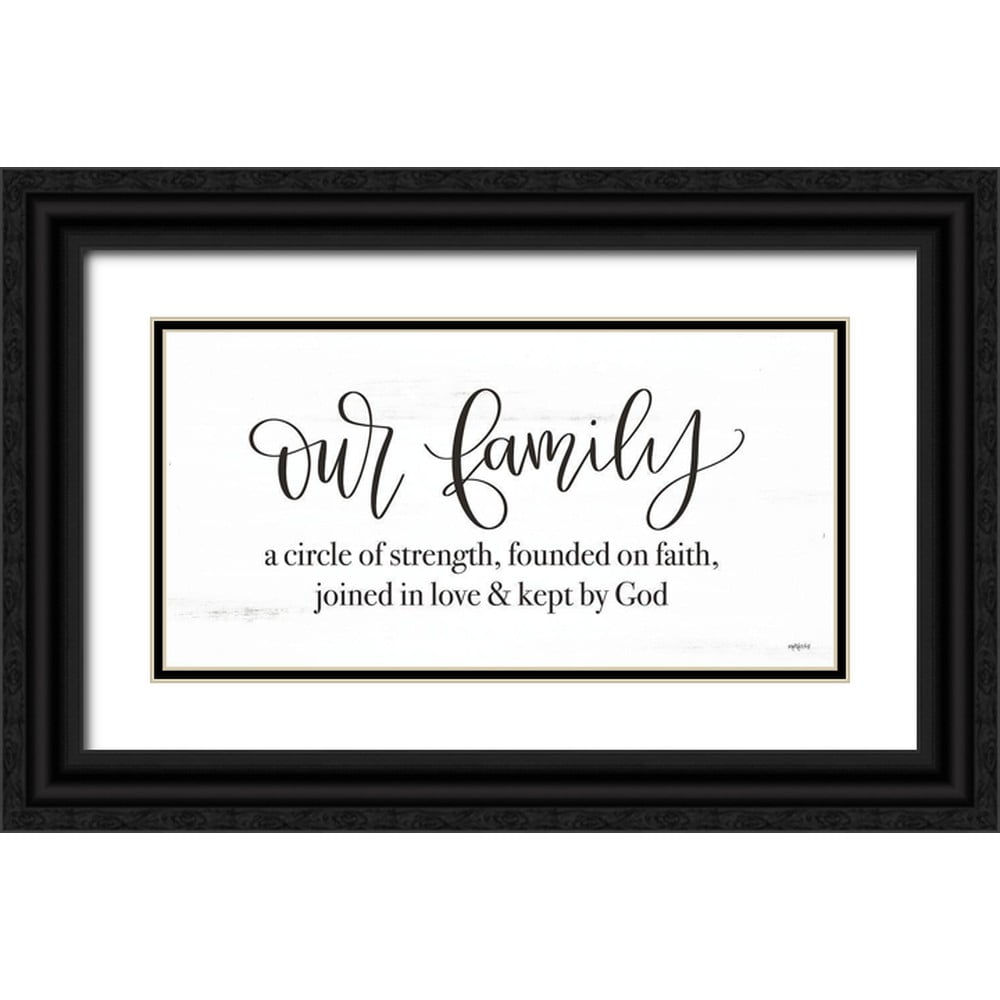 Imperfect Dust 24x14 Black Ornate Wood Framed with Double Matting ...