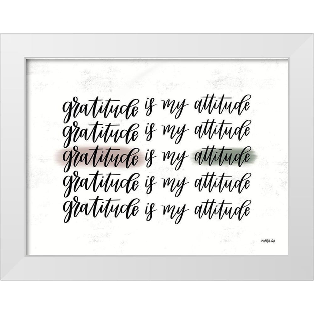 Imperfect Dust 24x19 White Modern Wood Framed Museum Art Print Titled ...