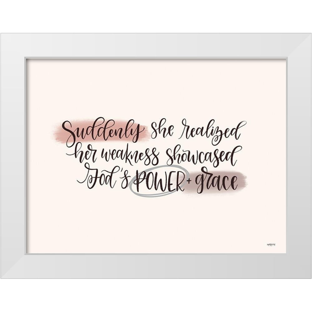 Imperfect Dust 24x19 White Modern Wood Framed Museum Art Print Titled ...