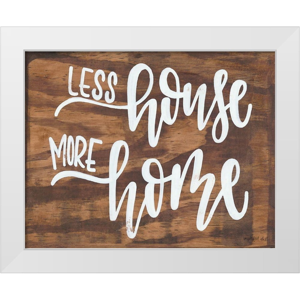 Imperfect Dust 24x20 White Modern Wood Framed Museum Art Print Titled ...