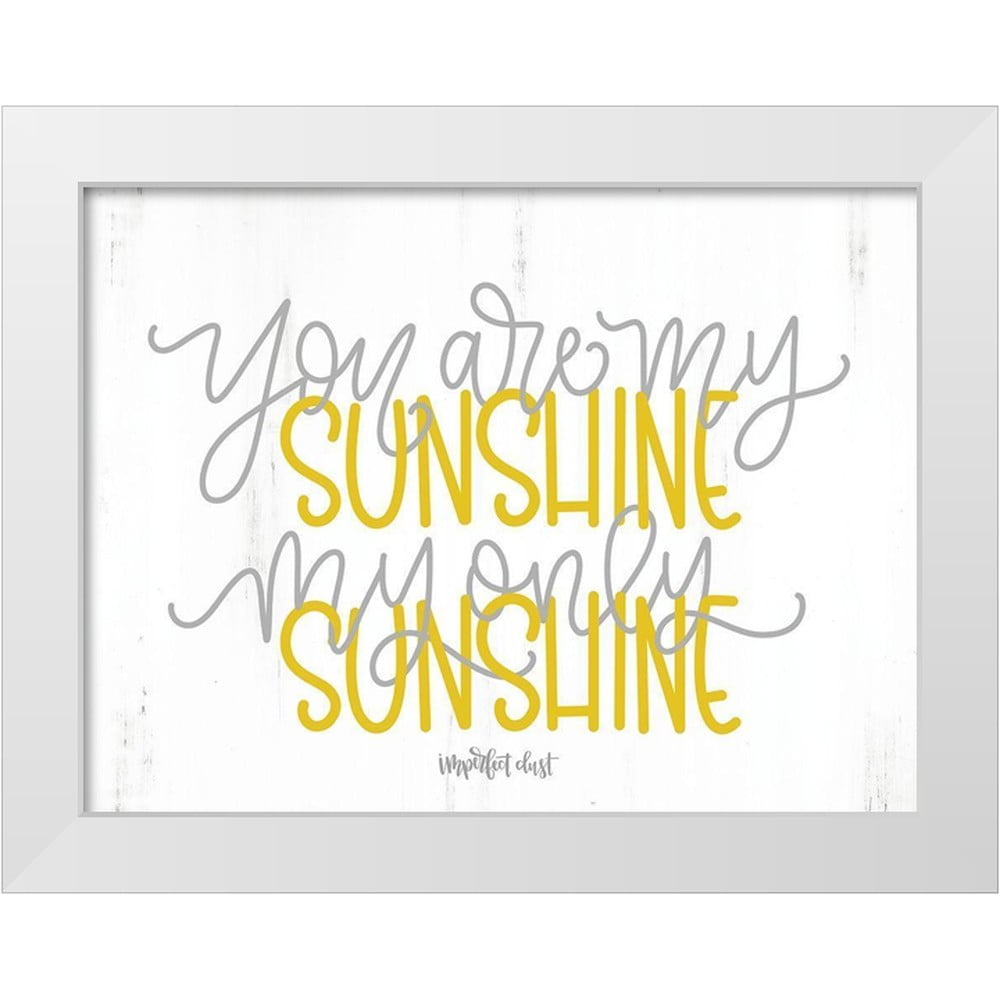 Imperfect Dust 32x25 White Modern Wood Framed Museum Art Print Titled ...