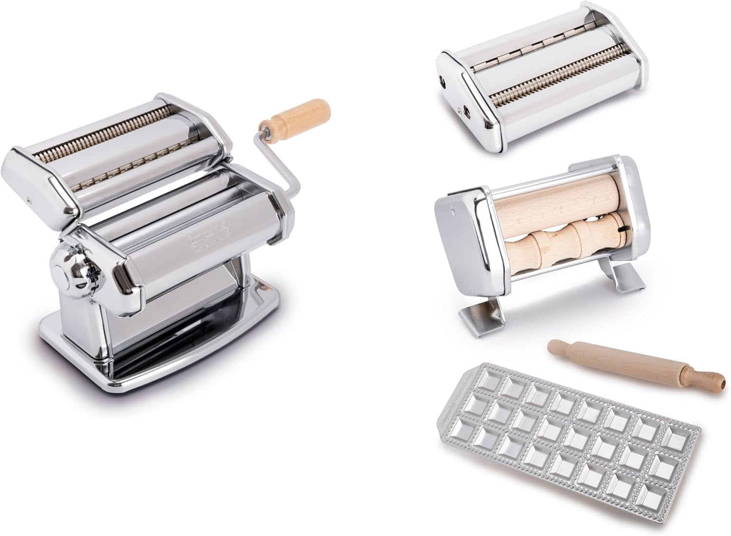 Imperia Pasta Maker Deluxe Gift Set w Accessories- Includes Pasta ...