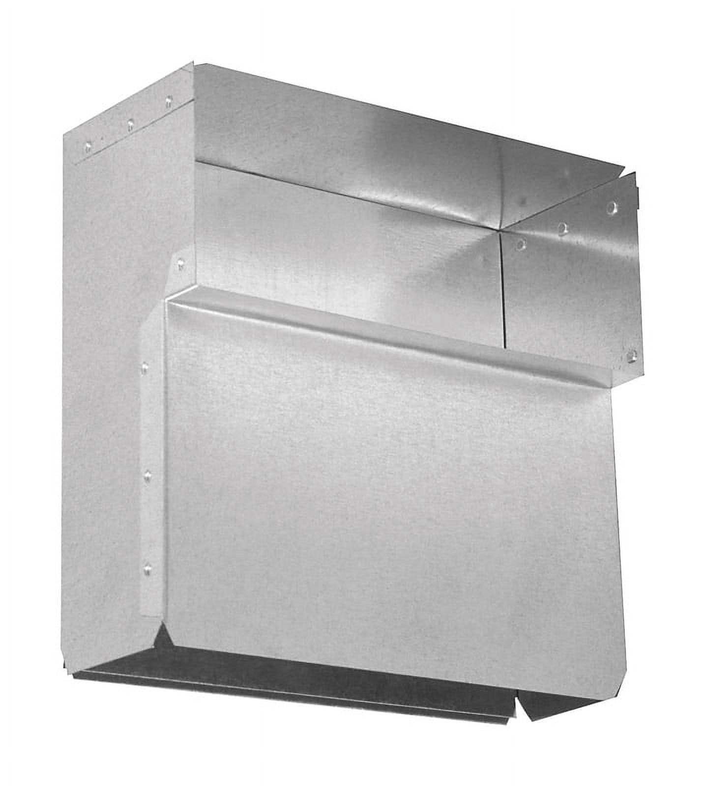 Imperial 10 in. H X 6 in. W Silver Galvanized Steel Baseboard Register ...