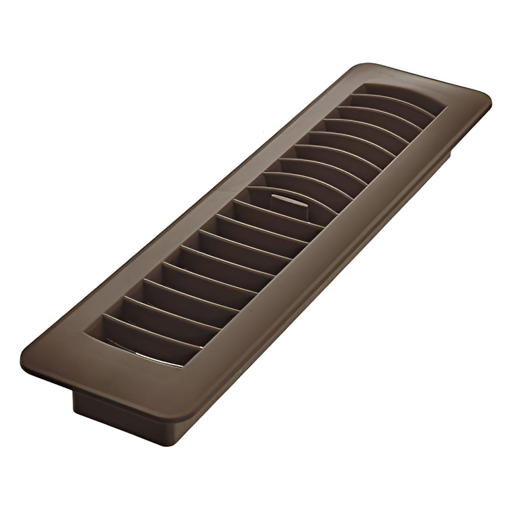 Imperial 2-1/4 In. x 12 In. Brown Plastic Louvered Floor Register RG1451 - Walmart.com