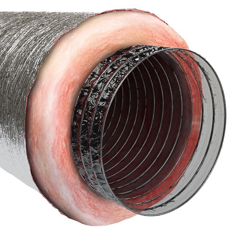 Imperial 25 ft. L X 10 in. D Silver Poly Duct - Walmart.com