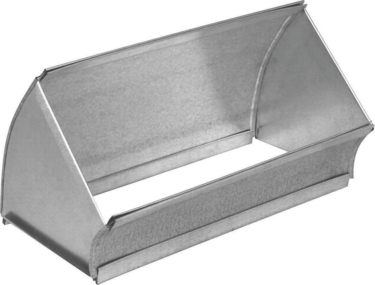 Imperial 3-1/4 in. D X 3-1/4 in. D 45 deg Galvanized Steel Wall Stack ...