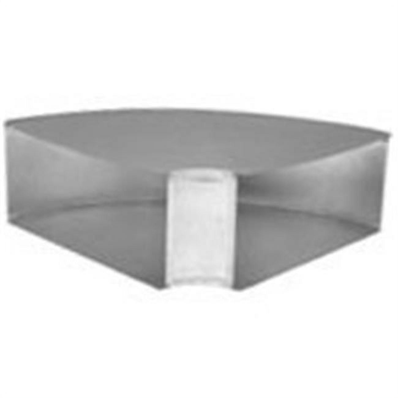 Imperial 3-1/4 in. D X 3-1/4 in. D 90 deg Galvanized Steel Wall Stack ...