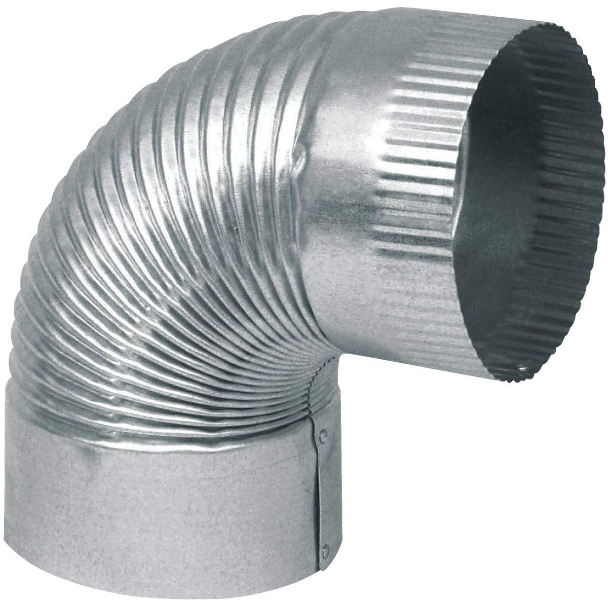 Imperial 30 Ga. 6 in. Galvanized Crimped Elbow - 1 Each - Walmart.com