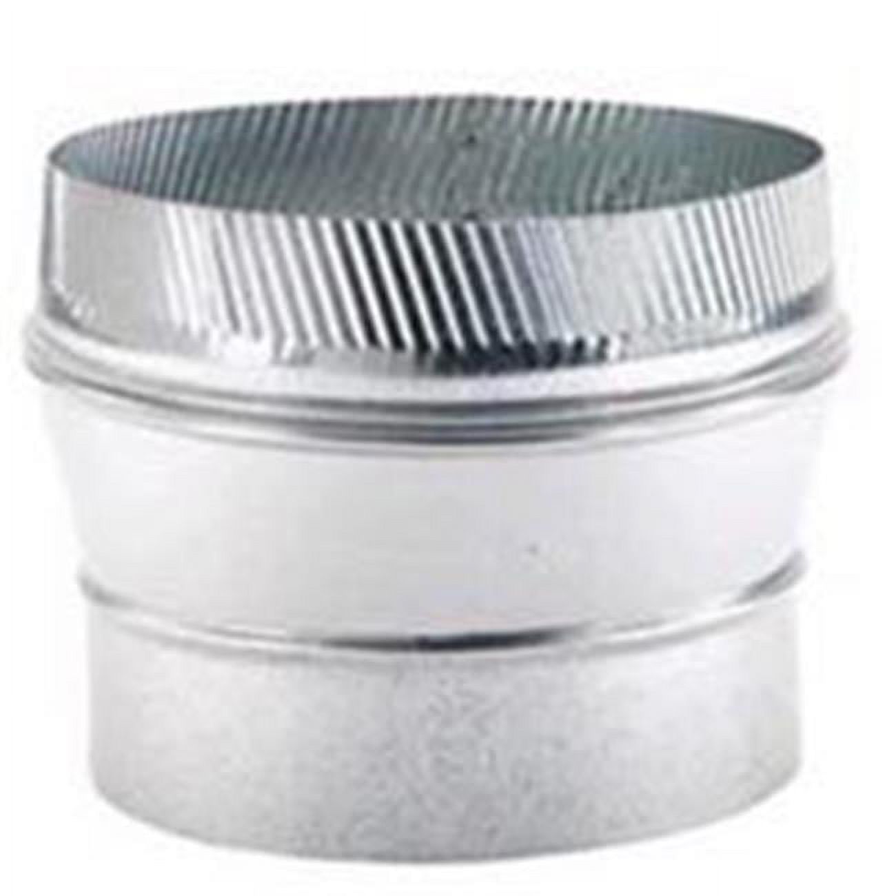 Imperial 4 in. D X 5 in. D Galvanized Steel Stove Pipe Increaser ...