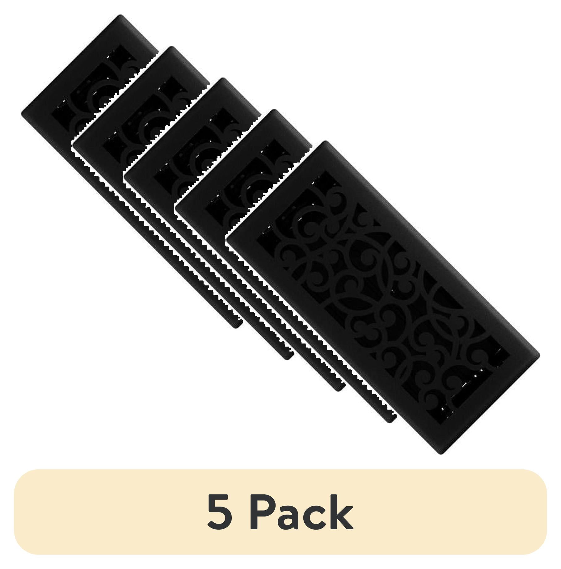 Imperial 4x10 Black Iron Floor Register - Rust-Resistant - Durable ...