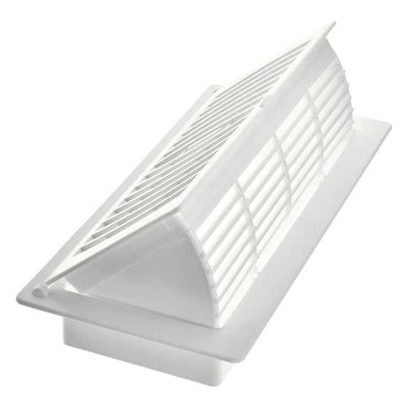 Imperial 4x10 White Plastic Louvered Floor Register - Walmart.com