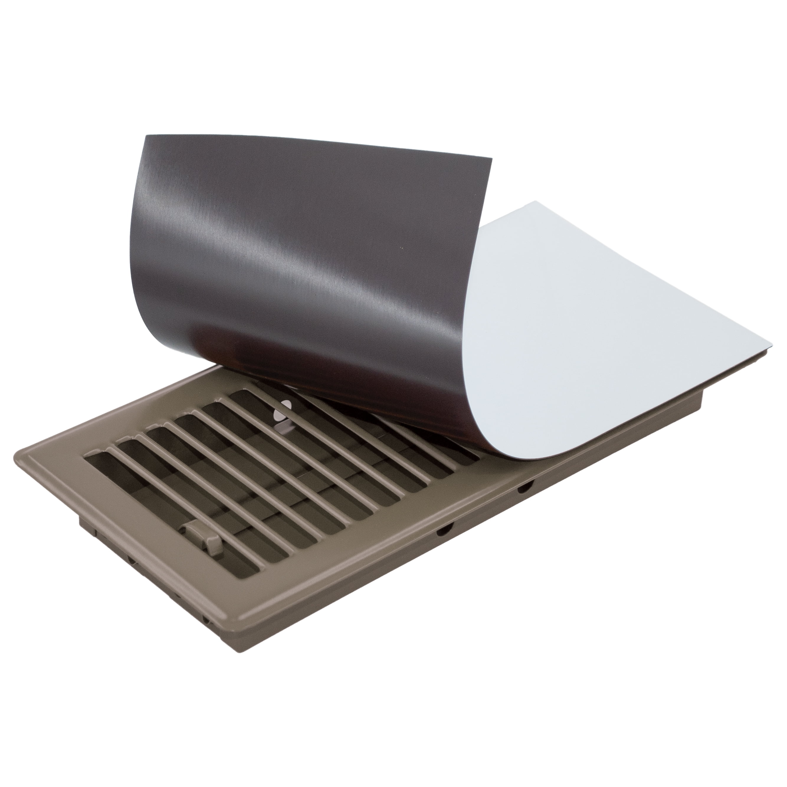 Imperial 5.5-inch x 12-inch White Magnetic Vent Cover, Rectangular, 2 ...