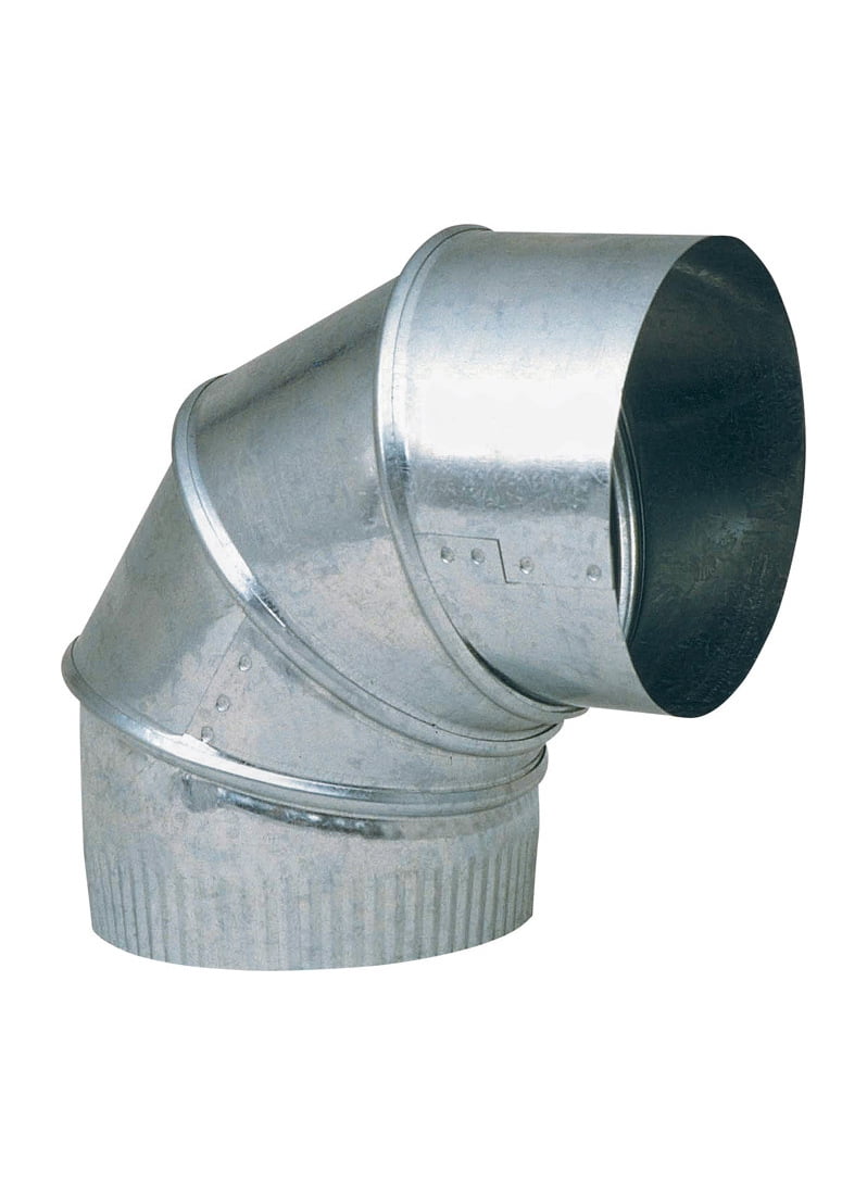 Imperial Adjustable Stove Pipe Elbow - Galvanized Steel - 9 In ...