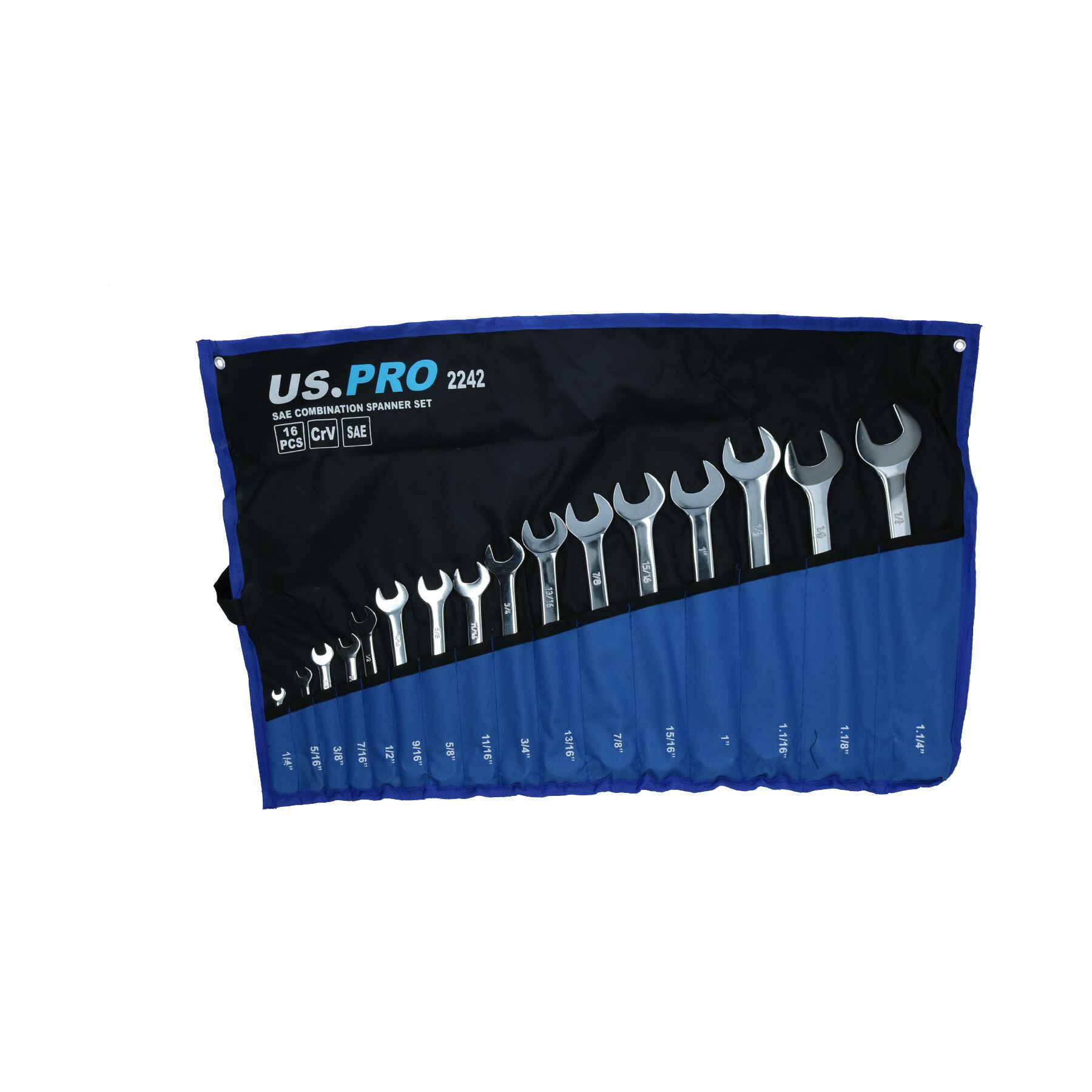 Imperial AF SAE Combinations Spanners Wrenches 1/4" - 1-1/4" 16pc Set ...