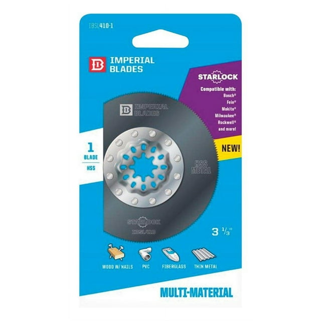 Imperial Blade IBSL410-1 Starlock 3-3/8 in. Thin Metal Segment Blade, 1 ...