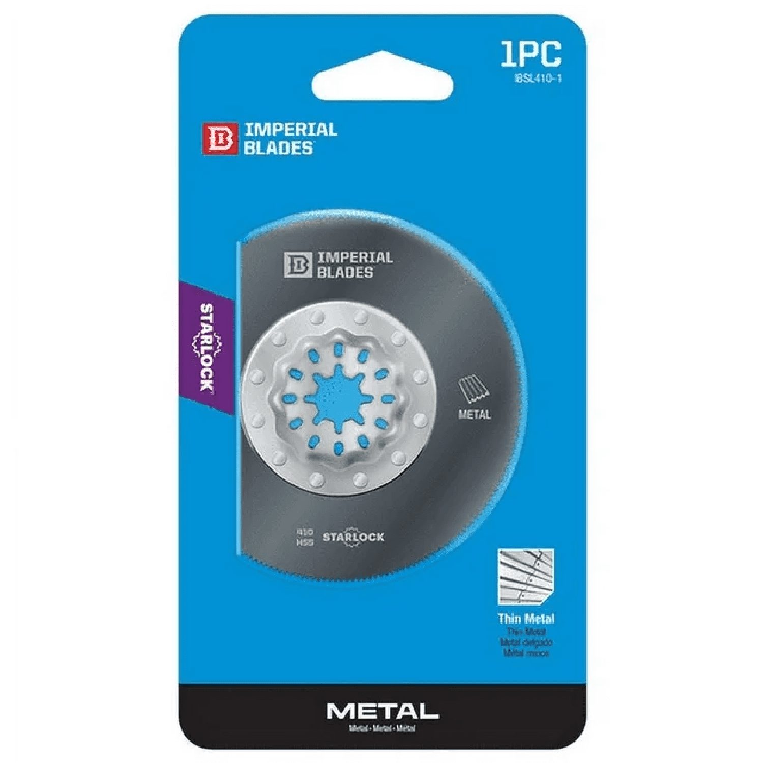 Imperial Blade IBSL410-1 Starlock 3-3/8 in. Thin Metal Segment Blade, 1 ...