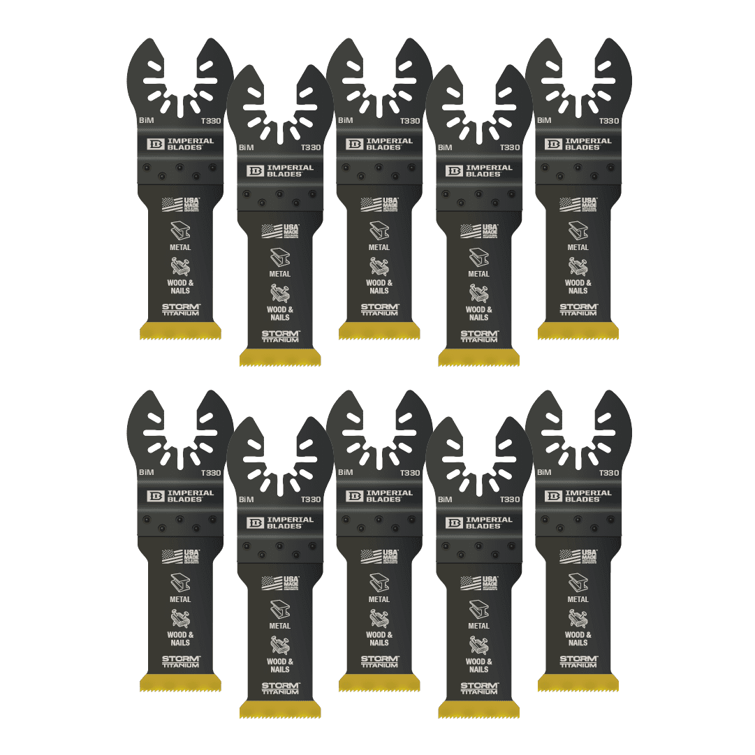 Imperial Blades IBOAT330-10 ONE FIT 1-1/4" Titanium Enhanced Metal/Wood ...