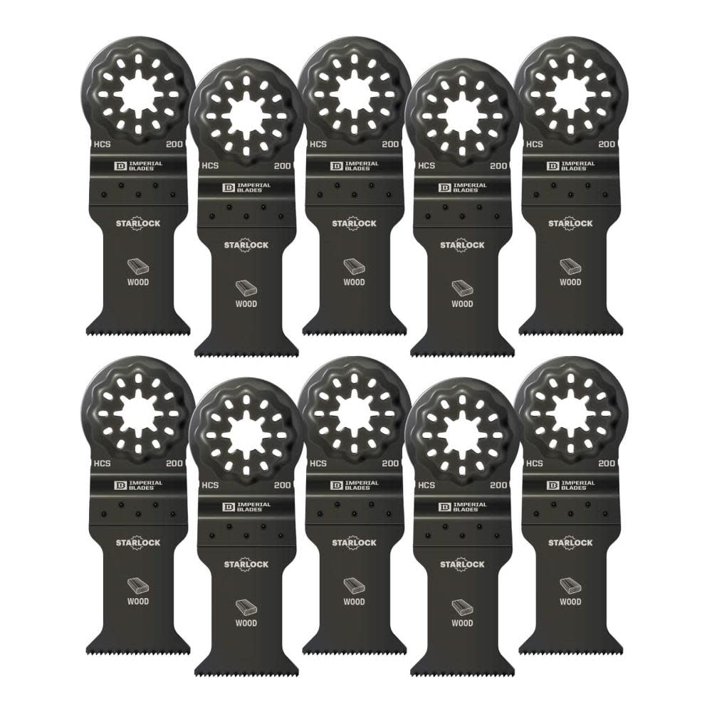 Imperial Blades Starlock 1-3/8In Standard Wood Blade 10Pc - Walmart.com