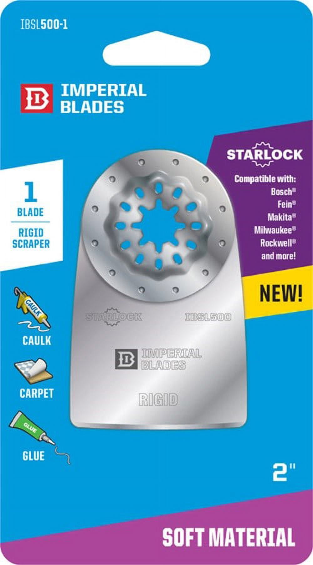 Imperial Blades Starlock 2In Hard Material Rigid Scraper 1Pc - Walmart.com