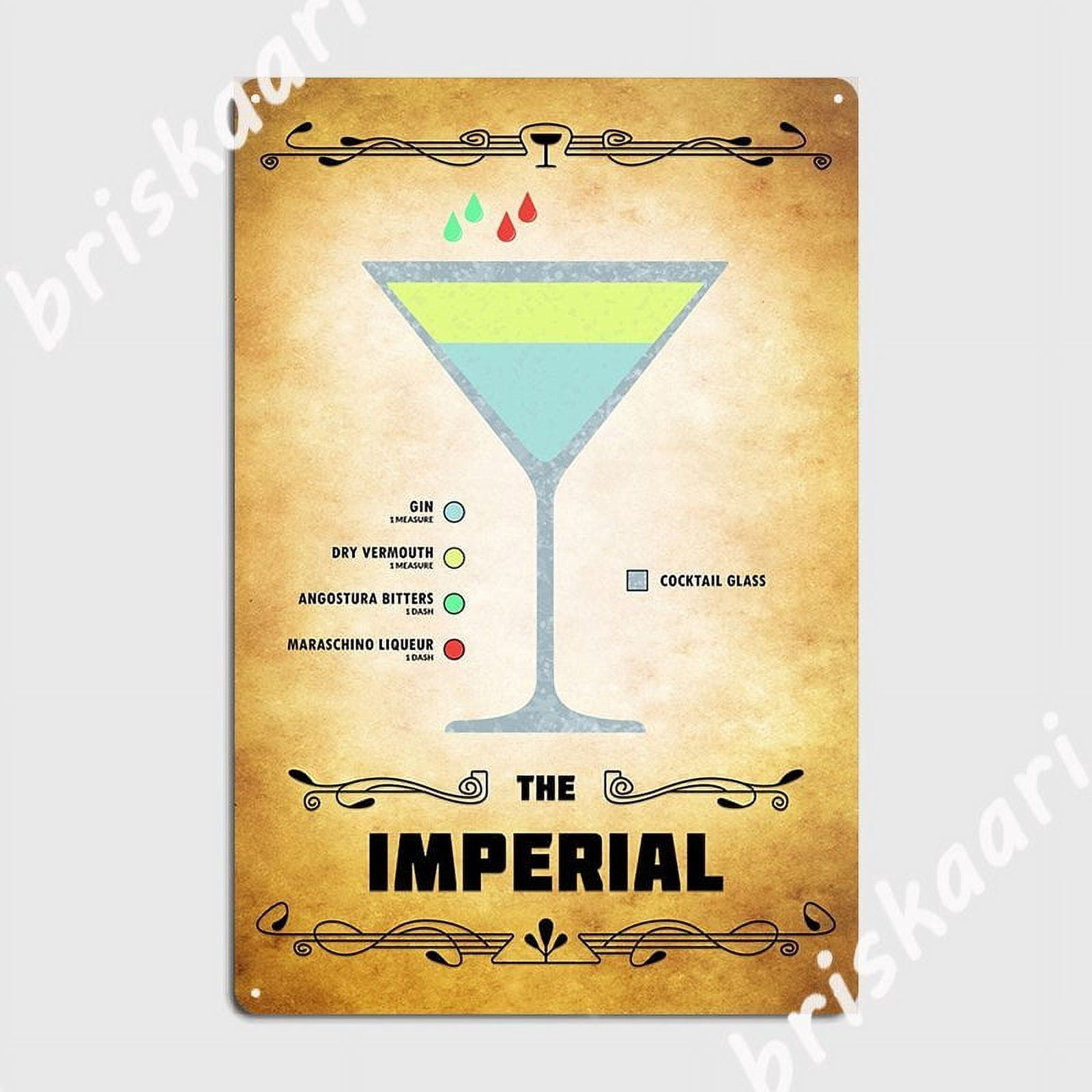 Imperial Cocktail Classic Poster Metal Plaque Club Party Printing ...