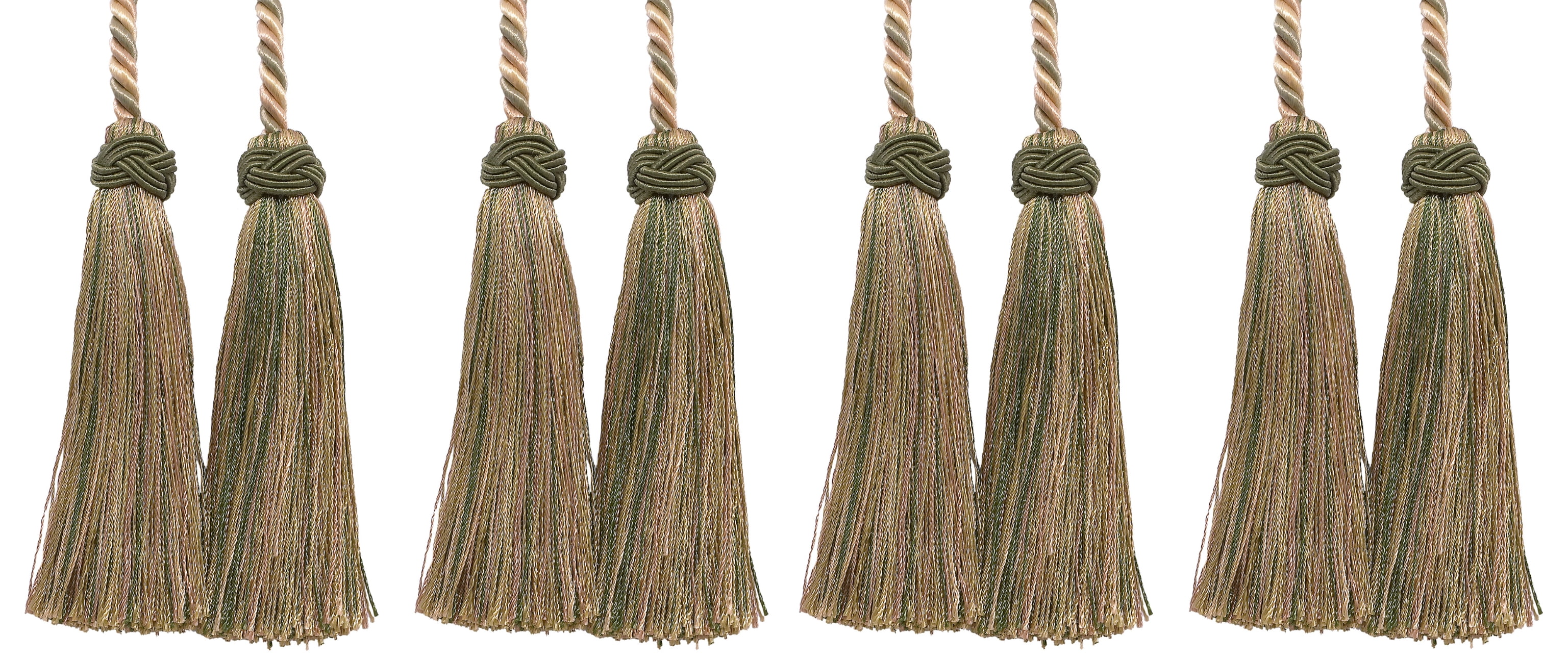 Imperial Collection Double Tassel Curtain and Drapery Tieback ...