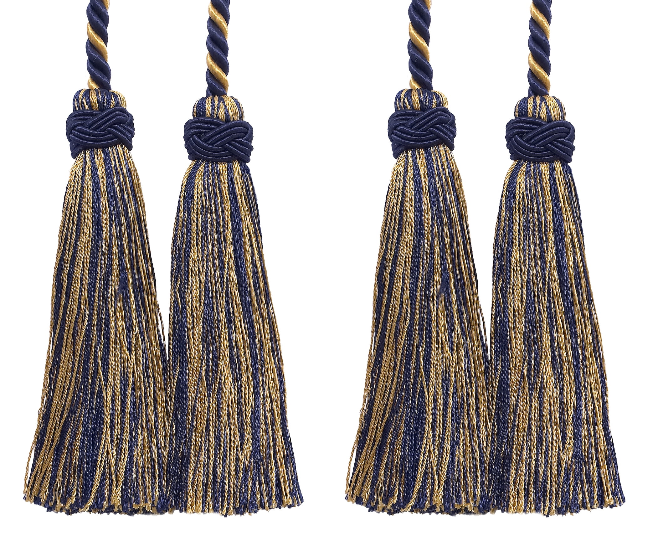 Imperial Collection Double Tassel Curtain and Drapery Tieback ...