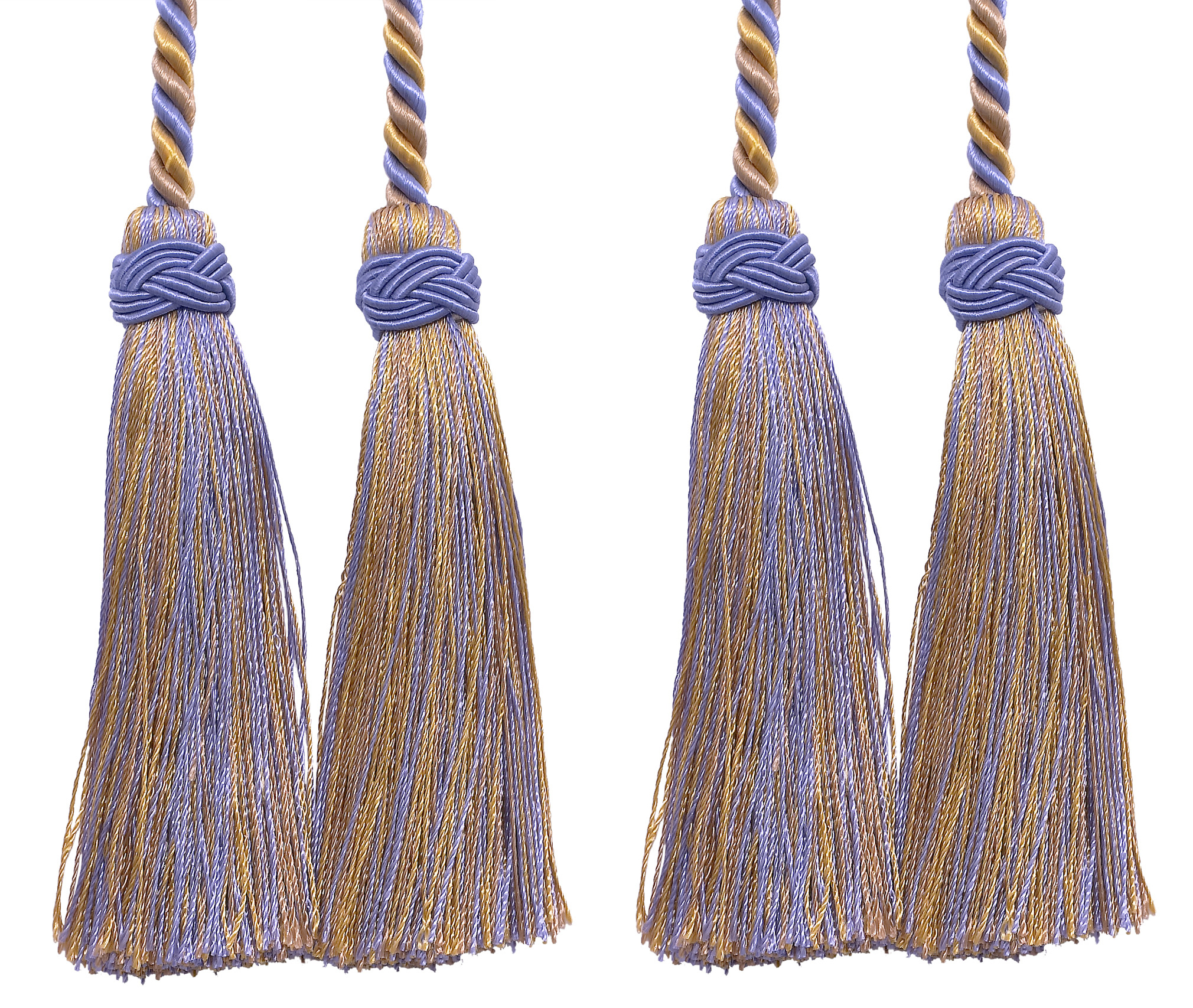 Imperial Collection Double Tassel Curtain and Drapery Tieback ...