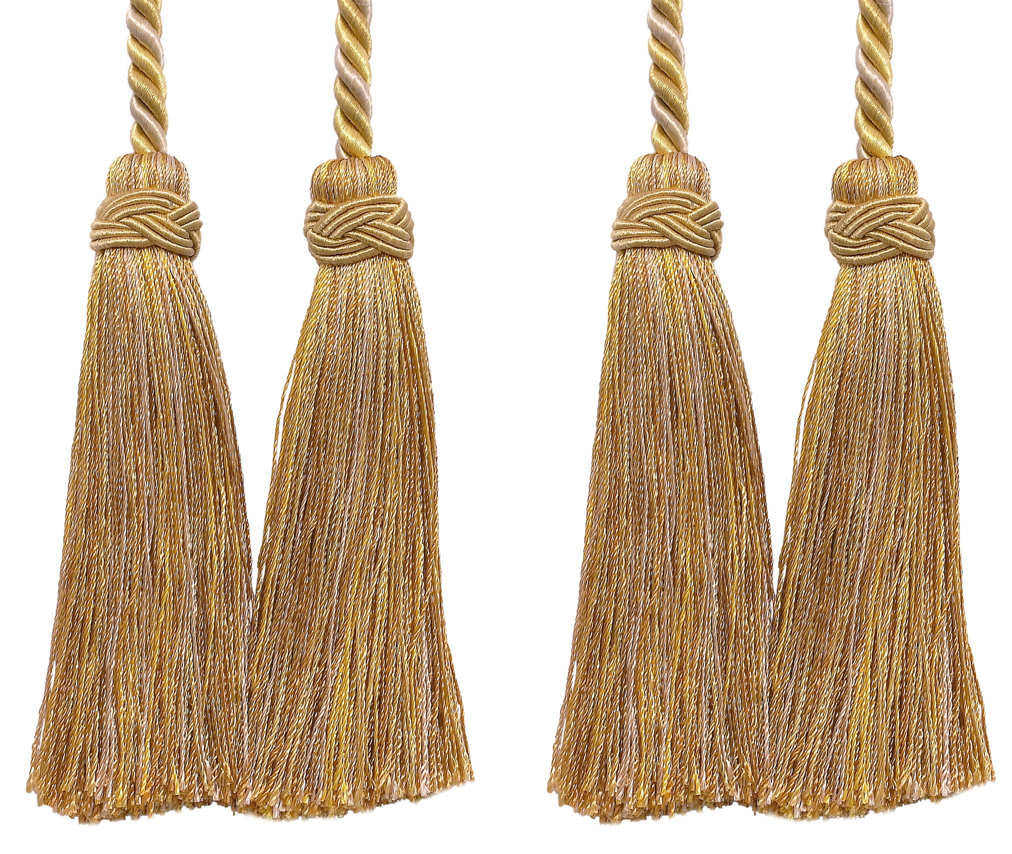 Imperial Collection Double Tassel Curtain and Drapery Tieback ...