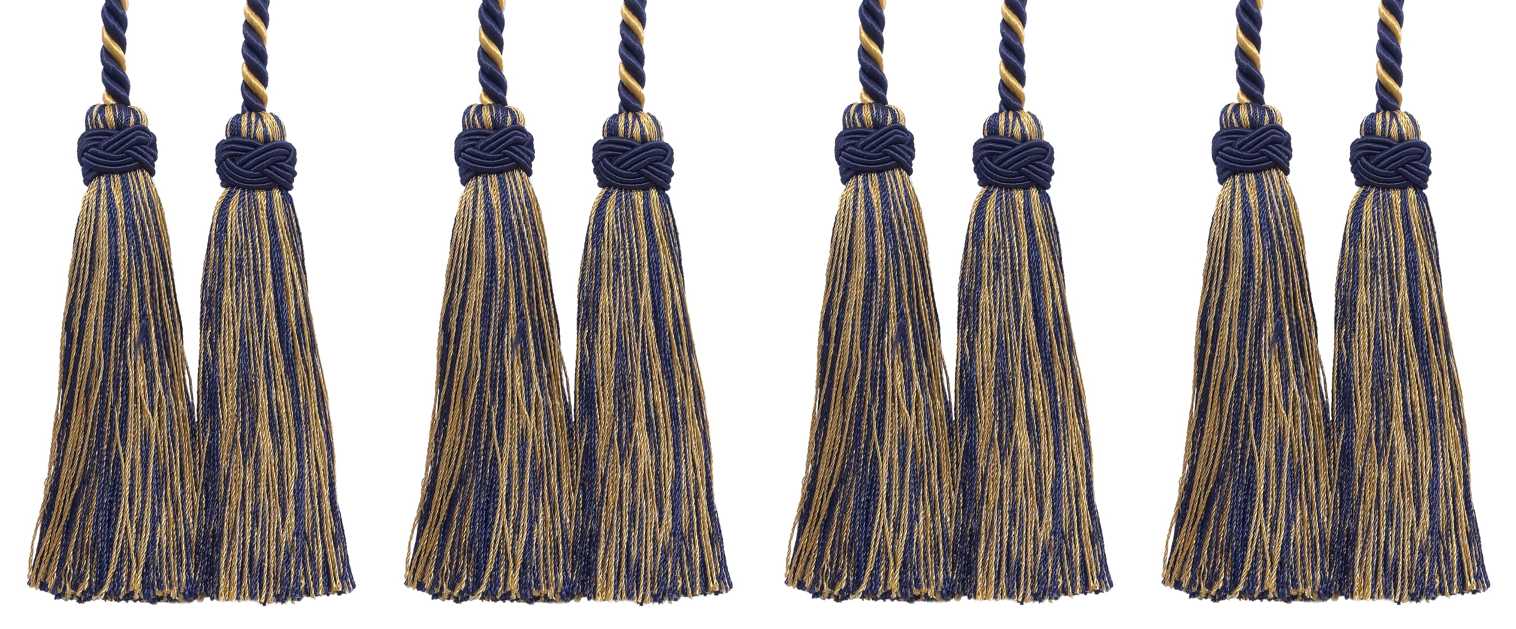 Imperial Collection Double Tassel Curtain and Drapery Tieback ...