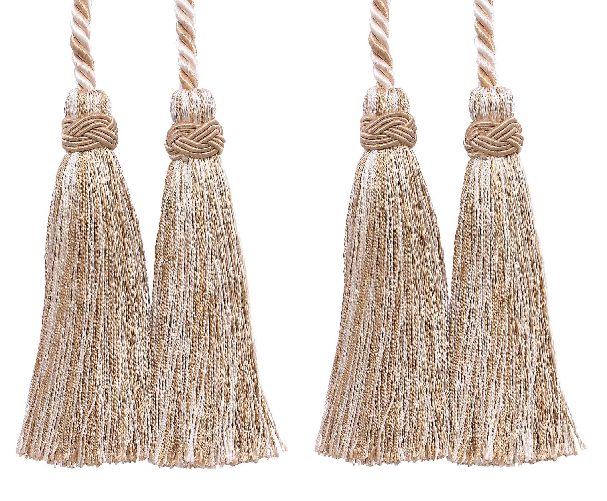 Imperial Collection Double Tassel Curtain and Drapery Tieback ...