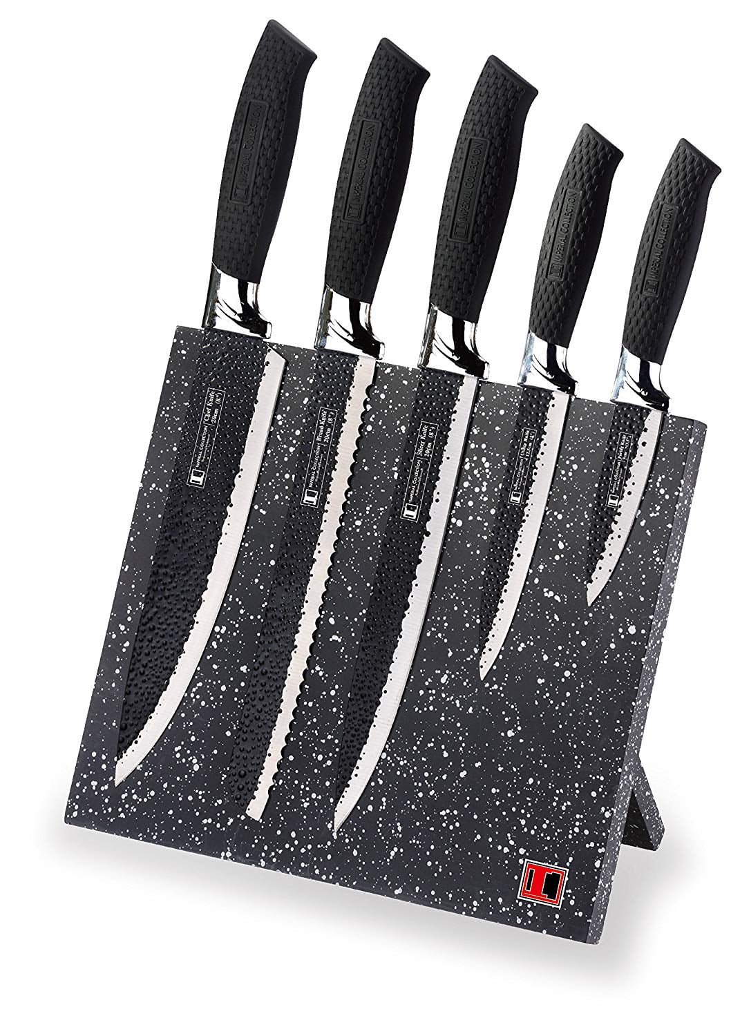 Imperial Collection 6-Pc Kitchen Knife Set, Stainless Steel Blades ...