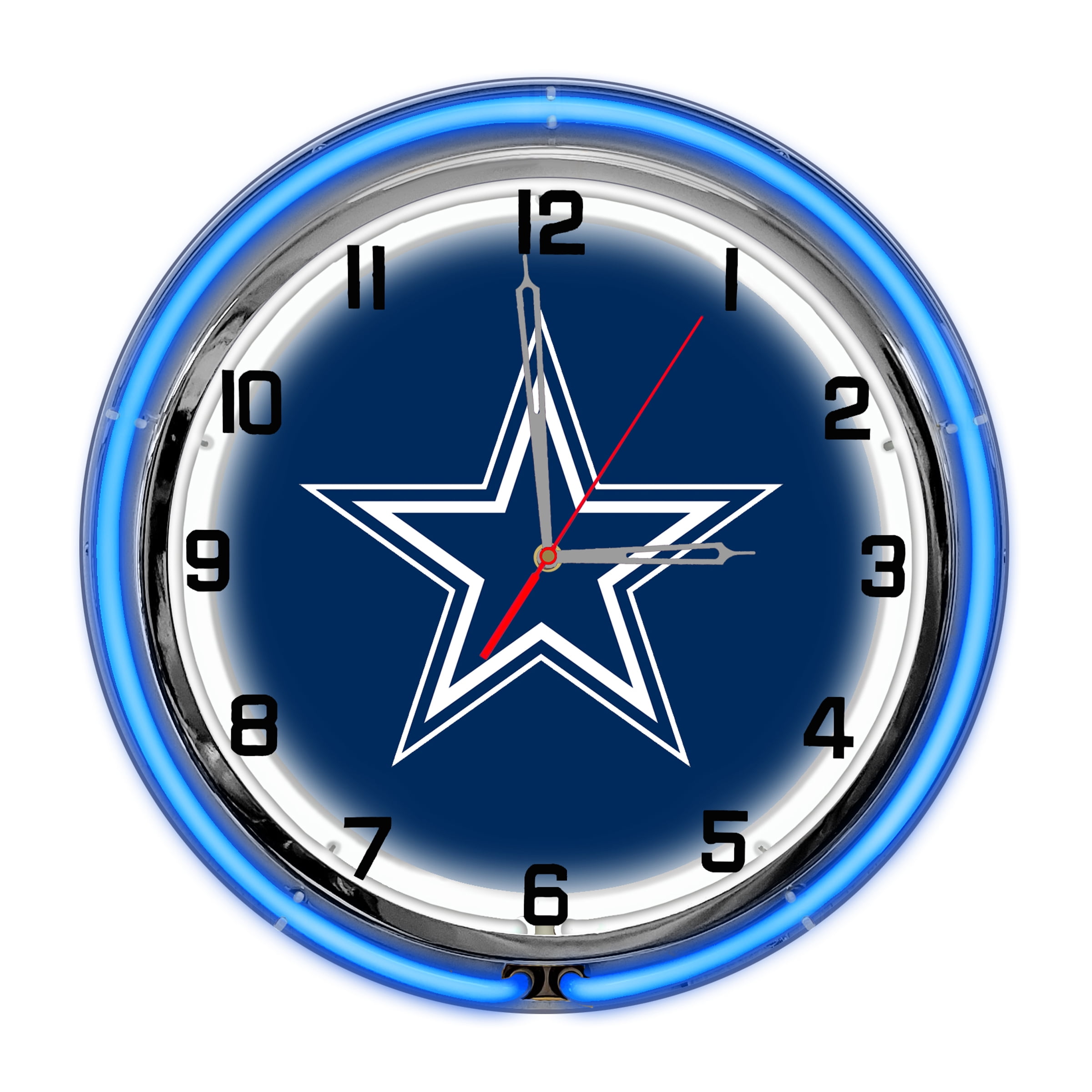 Imperial Dallas Cowboys 18'' Neon Clock - Walmart.com