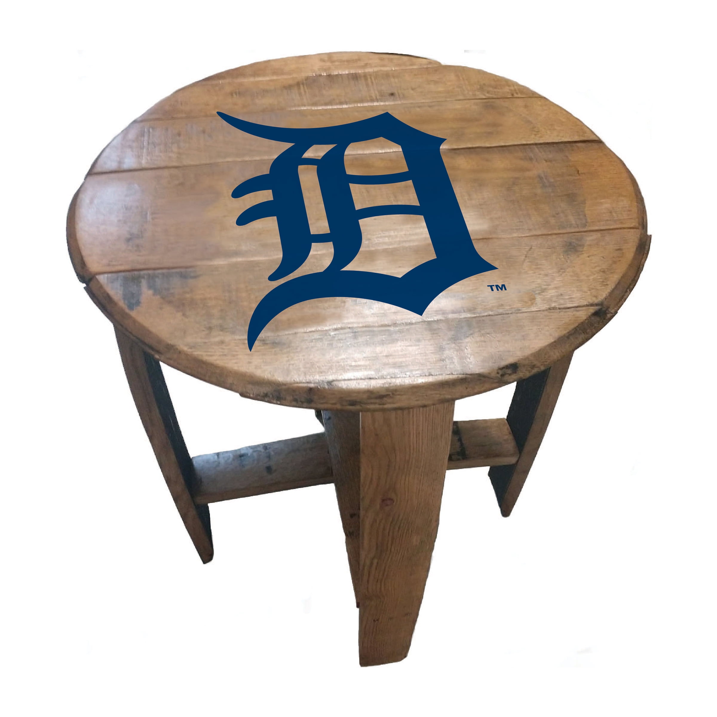 Imperial Detroit Tigers Oak Barrel Table - Walmart.com