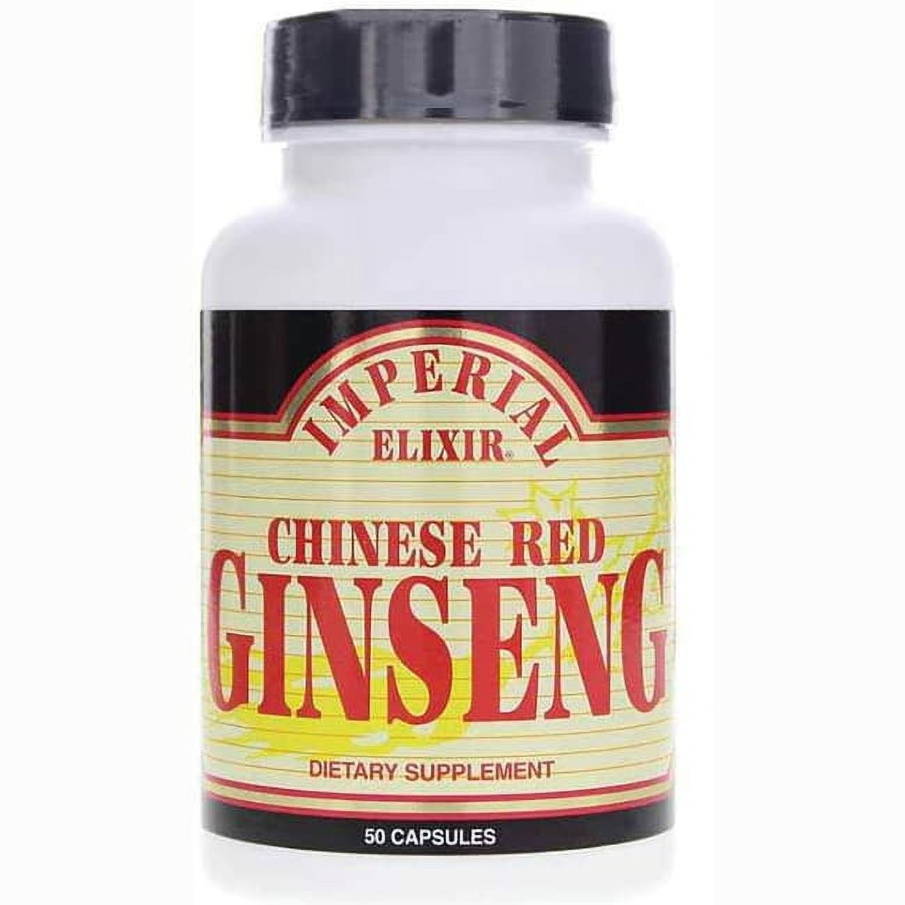 Imperial Elixir Chinese Red Ginseng 50 Caps - Walmart Business Supplies