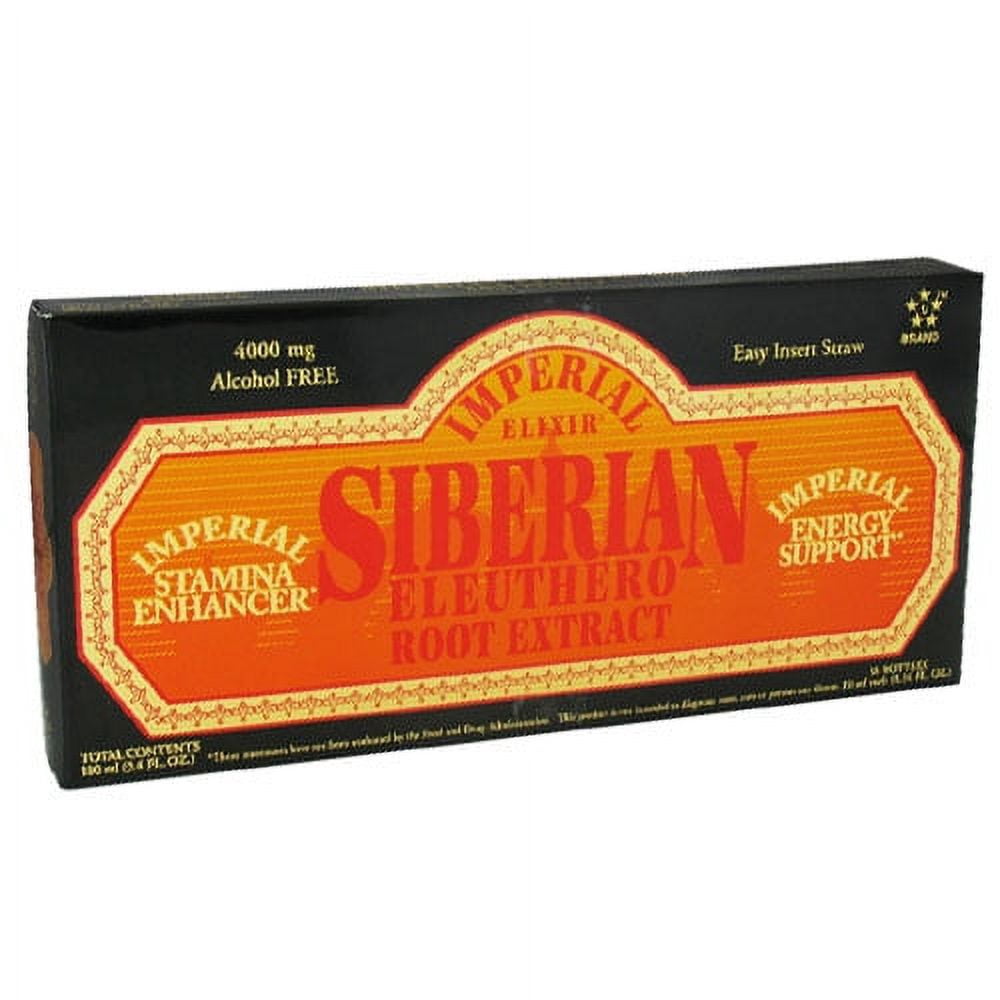 Imperial Elixir (Ginseng Company) Siberian Eleuthero Extract Vials 10 ...