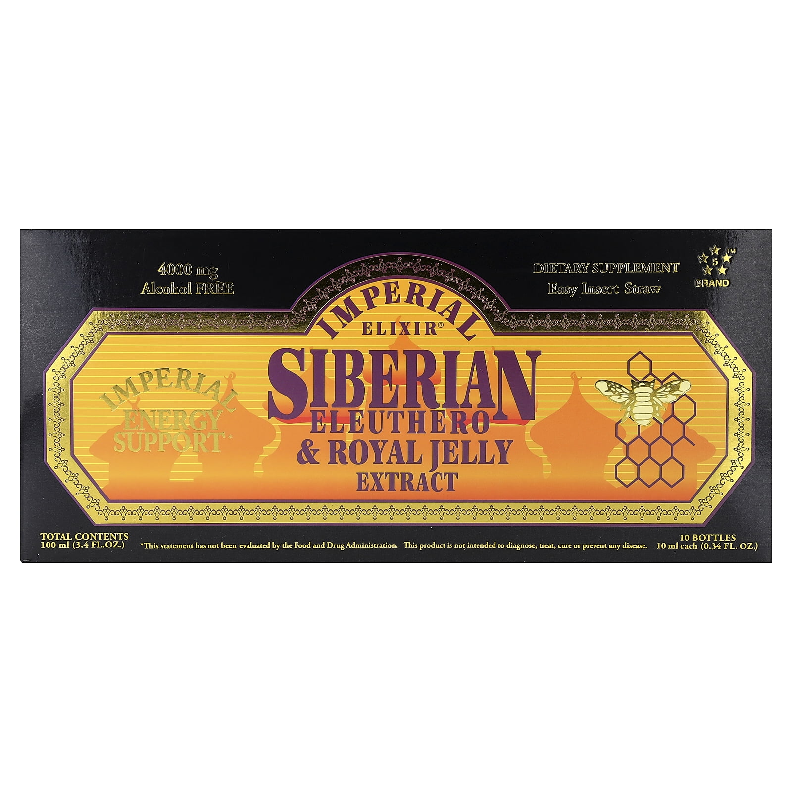 Imperial Elixir (Ginseng Company) Siberian Eleuthero Extract w/Royal ...