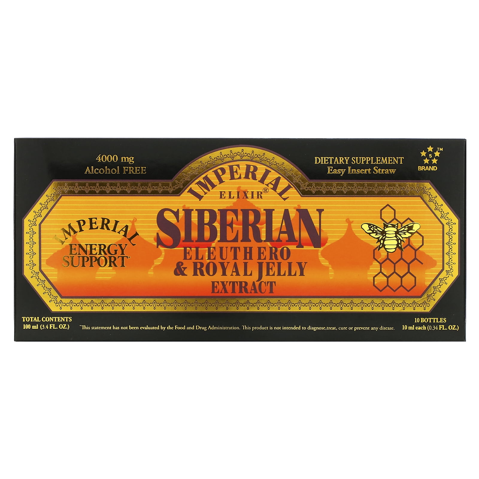 Imperial Elixir (Ginseng Company) Siberian Eleuthero Extract w/Royal ...