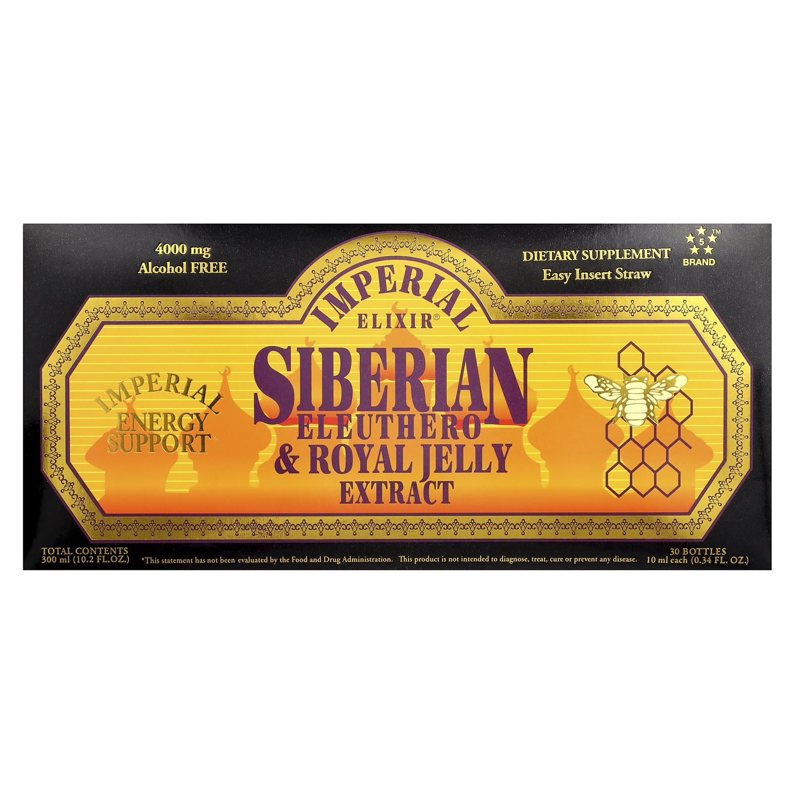 Imperial Elixir (Ginseng Company) Siberian Eleuthero Extract w/Royal ...