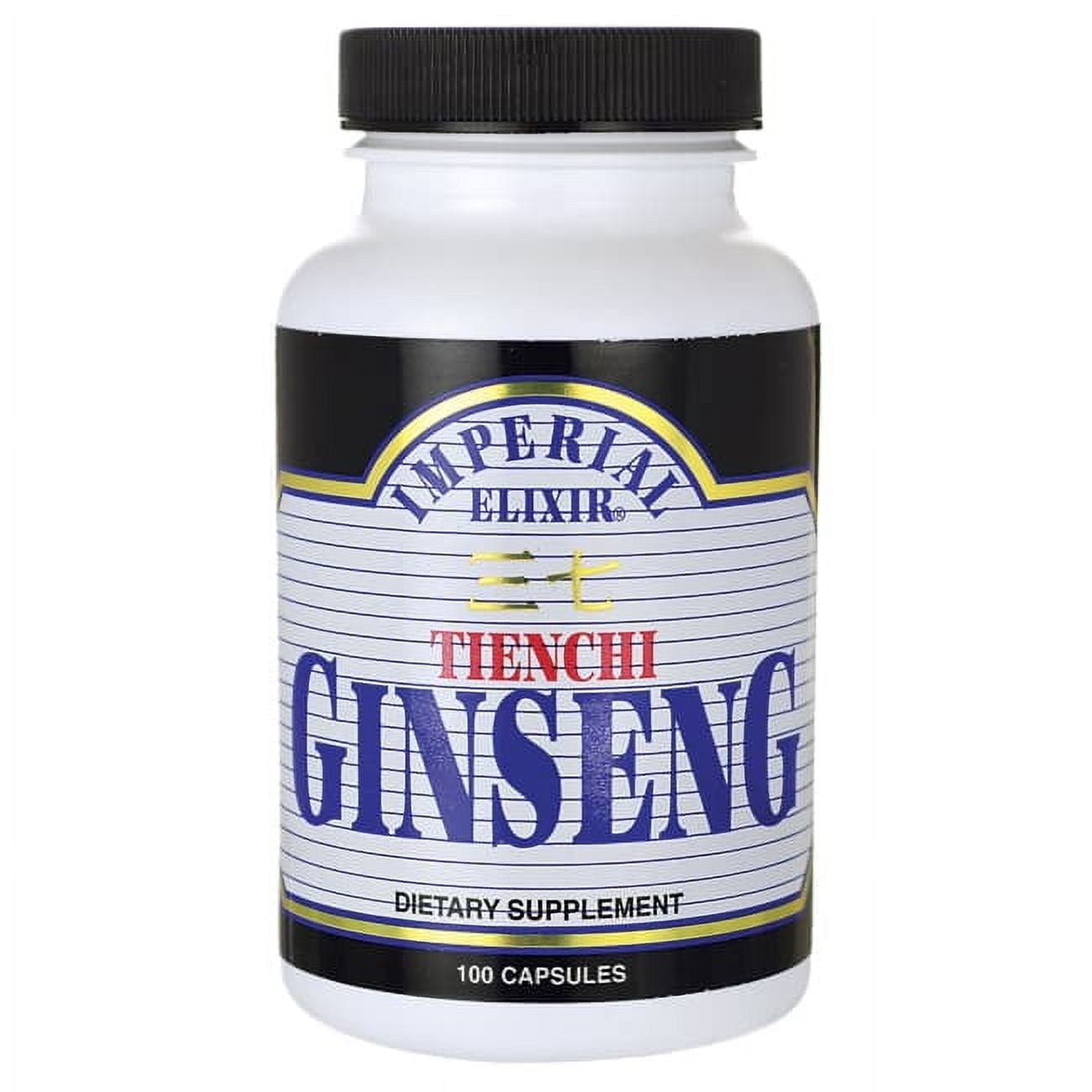Imperial Elixir American Tienchi Ginseng - Asian Herb, 100 Capsules ...