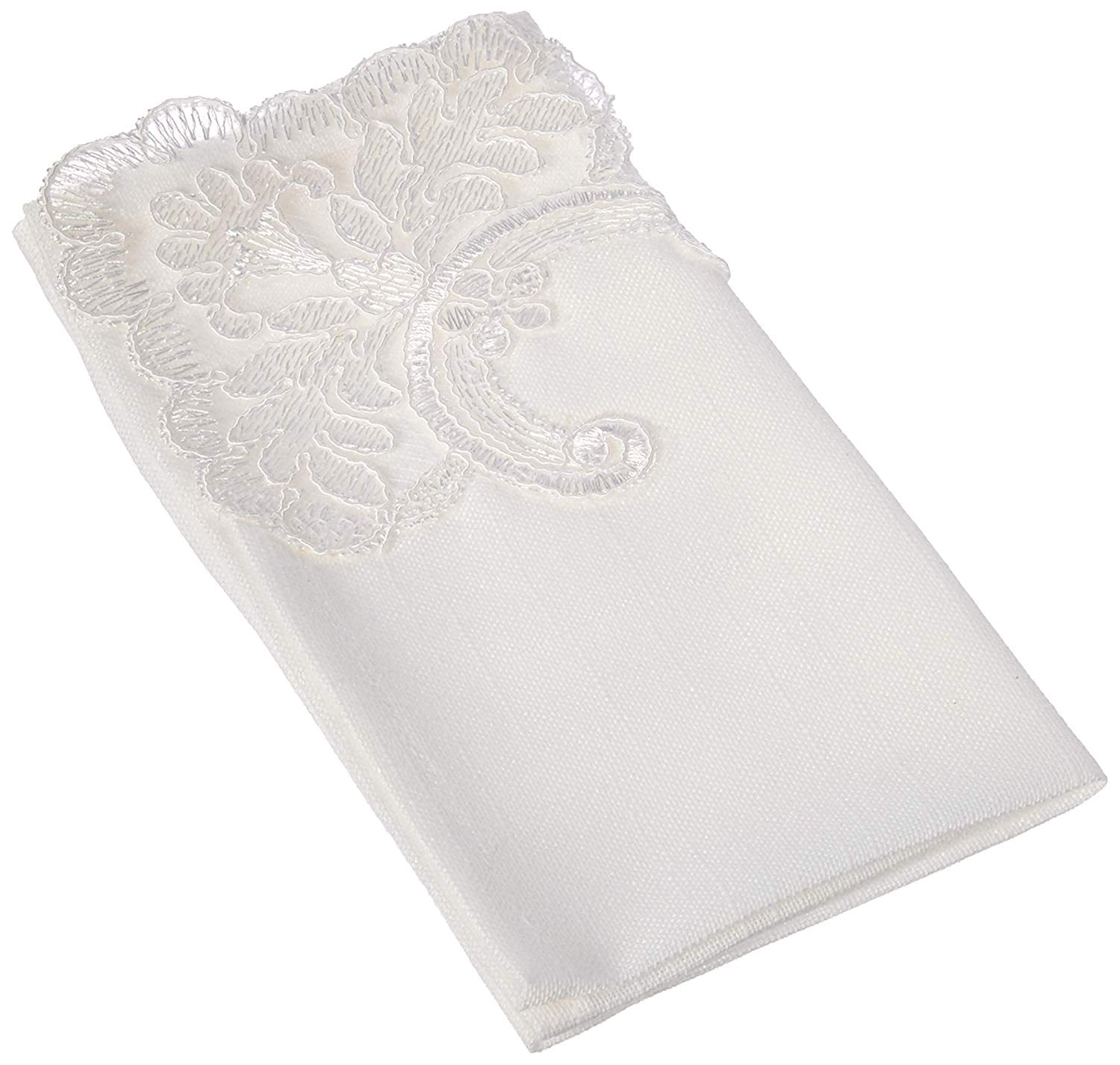 Imperial Embroidered Vintage Lace Design 18" X 18" Napkin- Set of 6 ...