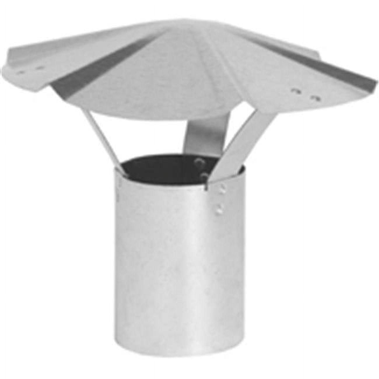 Imperial GV0589 Rain Cap 6 in Dia Galvanized Steel - Walmart.com